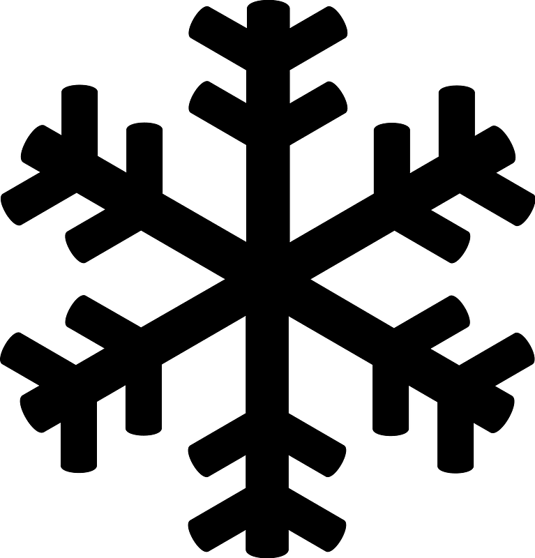 Snowflake icon. Free download transparent .PNG | Creazilla