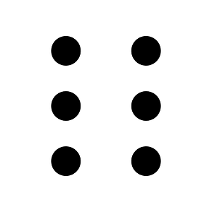 Braille icon. Free download transparent .PNG | Creazilla