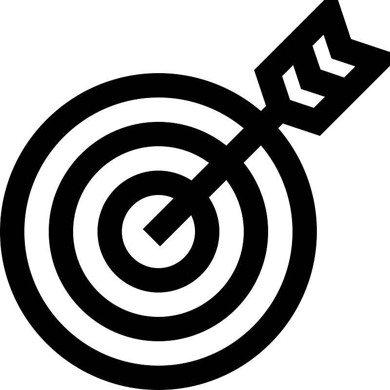 Bullseye-outline icon. Free download transparent .PNG | Creazilla