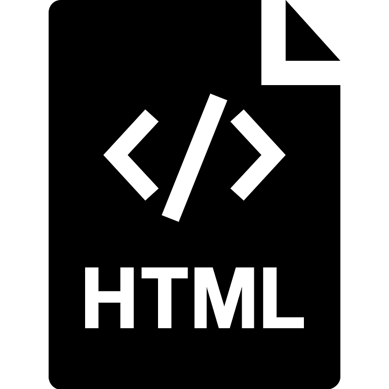 Html-solid icon. Free download transparent .PNG | Creazilla