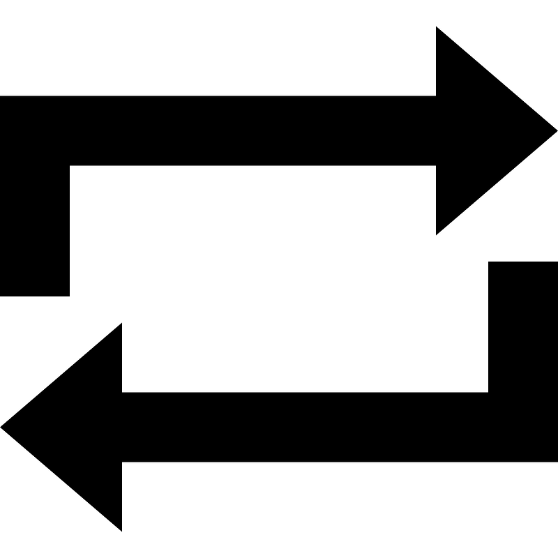 Refresh-double-solid icon. Free download transparent .PNG | Creazilla