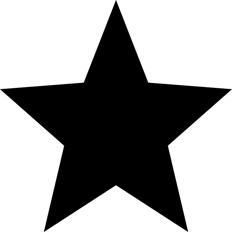 Star-solid icon. Free download transparent .PNG | Creazilla