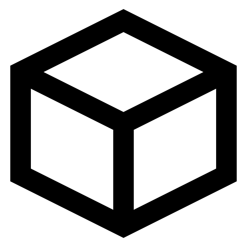 Cube icon. Free download transparent .PNG | Creazilla