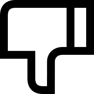 Dislike icon. Free download transparent .PNG | Creazilla