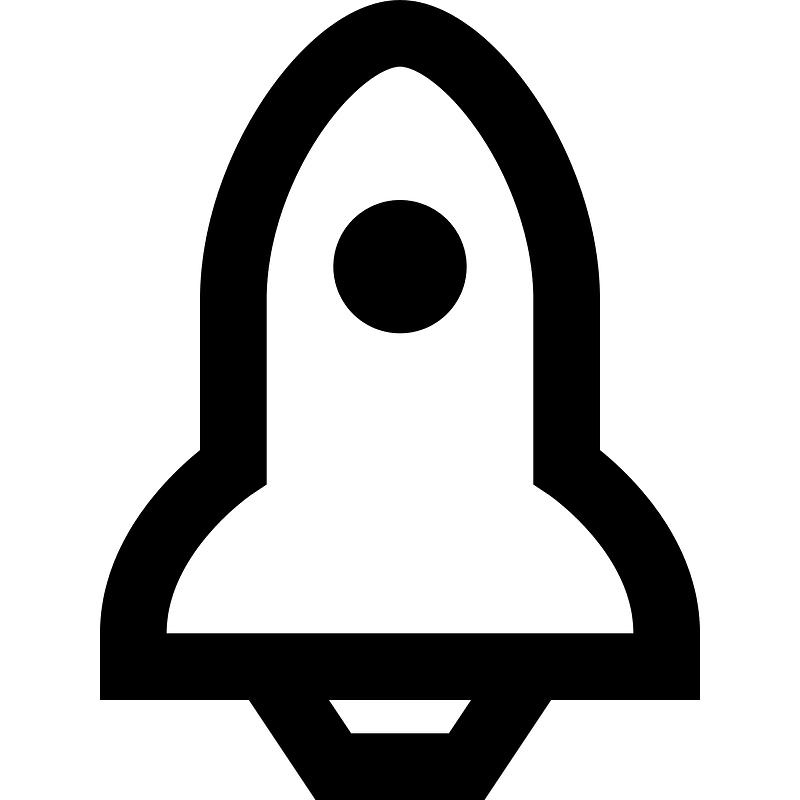 Launch icon. Free download transparent .PNG | Creazilla