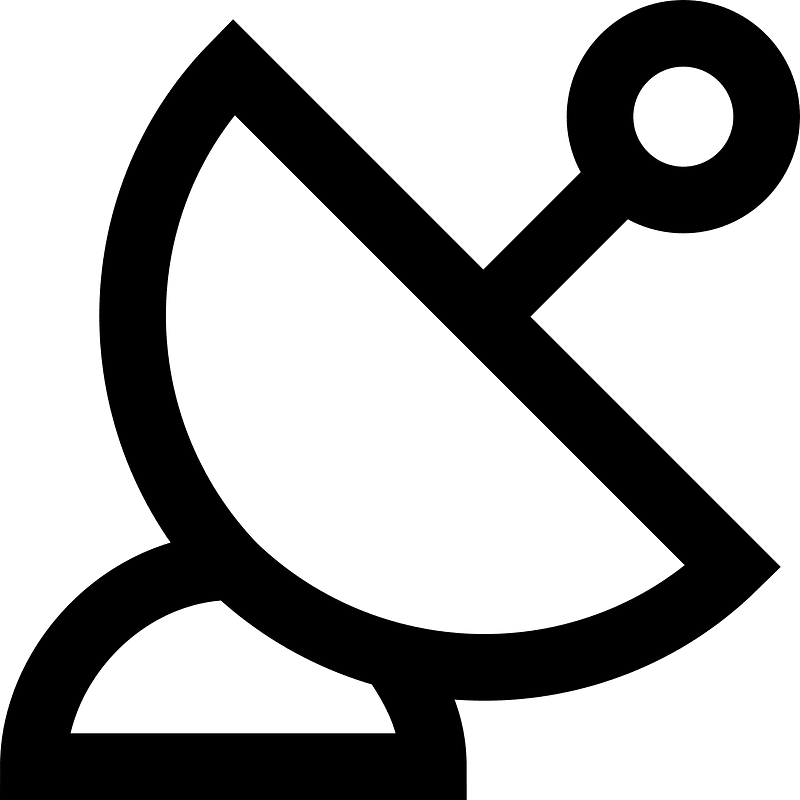 Satellite icon. Free download transparent .PNG | Creazilla