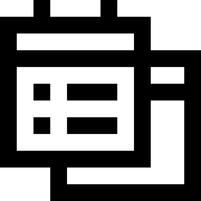 Schedules icon. Free download transparent .PNG | Creazilla