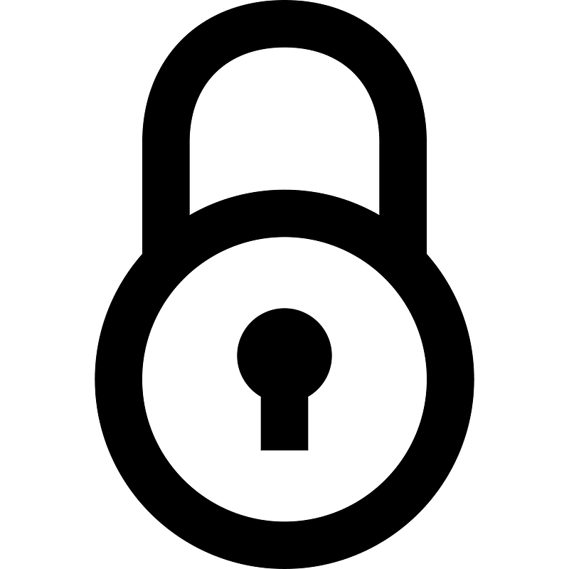 Secure icon. Free download transparent .PNG | Creazilla