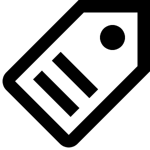 Tag icon. Free download transparent .PNG | Creazilla