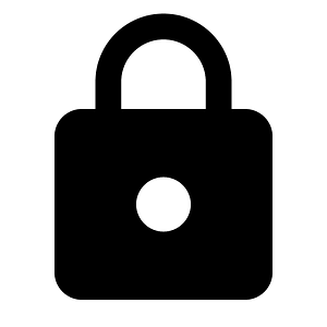 Lock-outline icon. Free download transparent .PNG | Creazilla