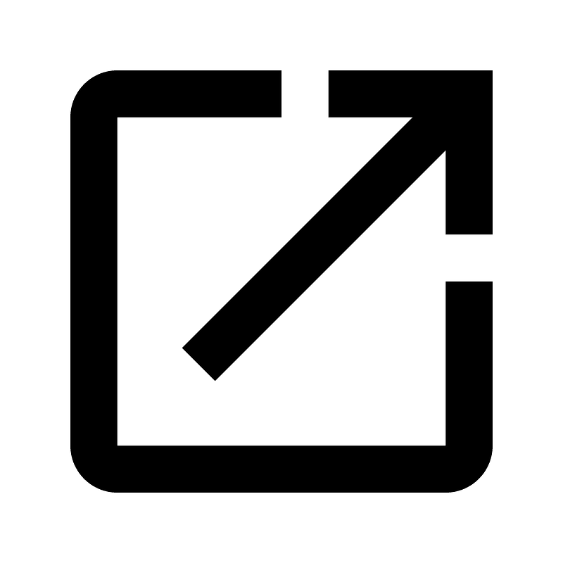 Open-in-new icon. Free download transparent .PNG | Creazilla
