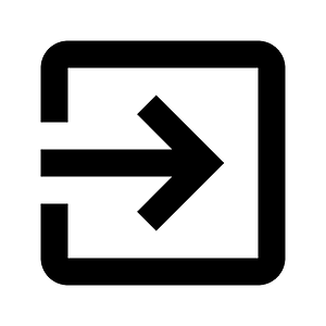 Sign-in icon. Free download transparent .PNG | Creazilla