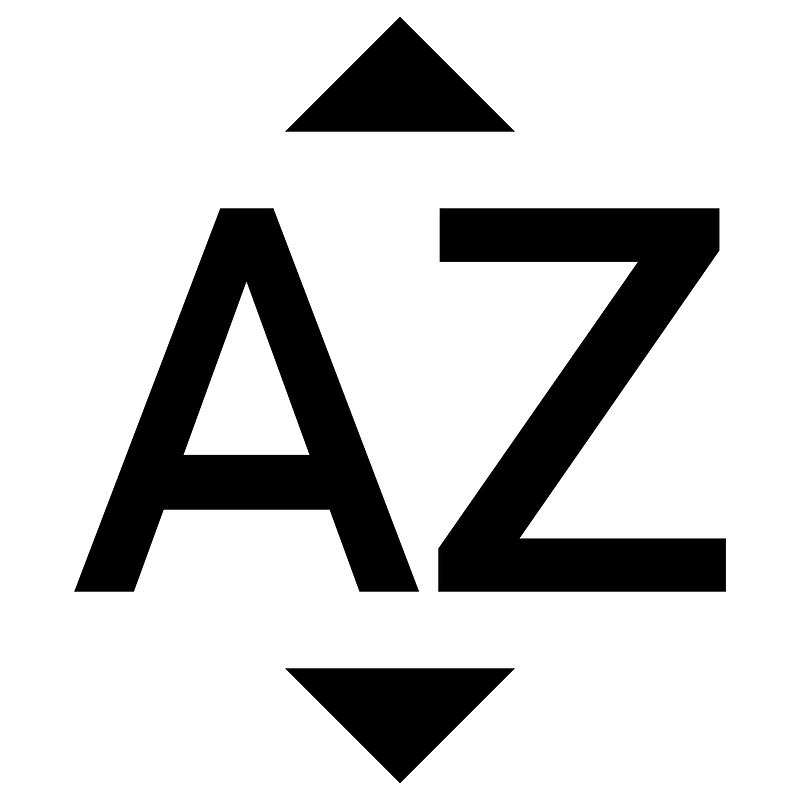 Sort-asc icon. Free download transparent .PNG | Creazilla