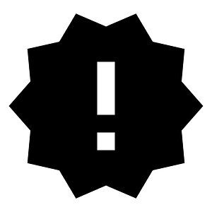 Alert-polygon icon. Free download transparent .PNG | Creazilla