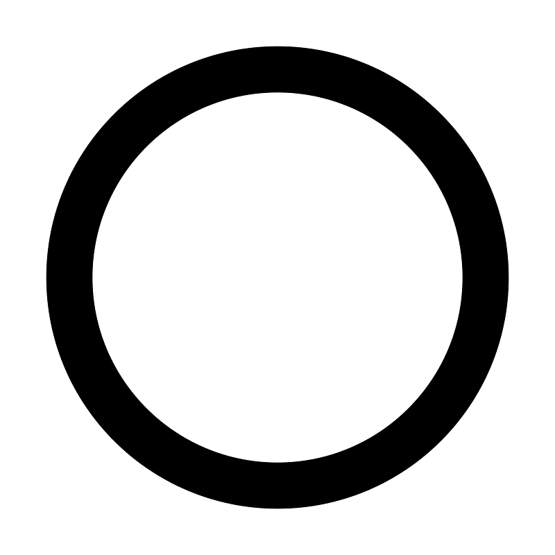 Circle-o icon. Free download transparent .PNG | Creazilla