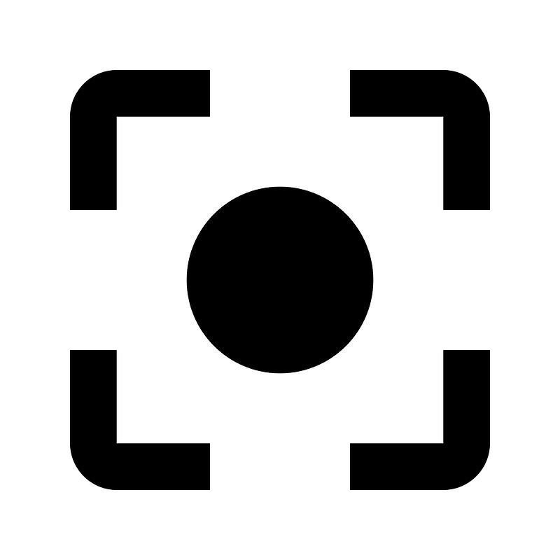 Center-focus-strong icon. Free download transparent .PNG | Creazilla