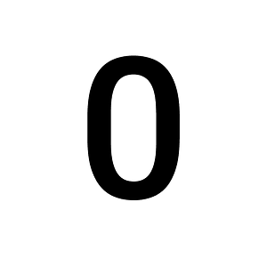 Zero icon. Free download transparent .PNG | Creazilla
