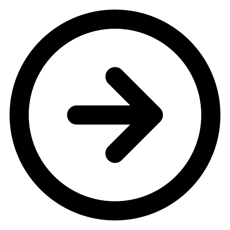 Arrow-right-circle icon. Free download transparent .PNG | Creazilla