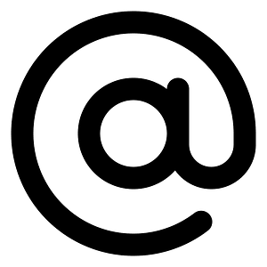 At-sign icon. Free download transparent .PNG | Creazilla