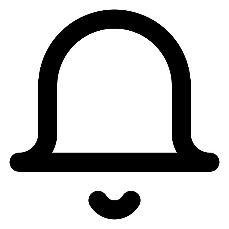 Bell icon. Free download transparent .PNG | Creazilla