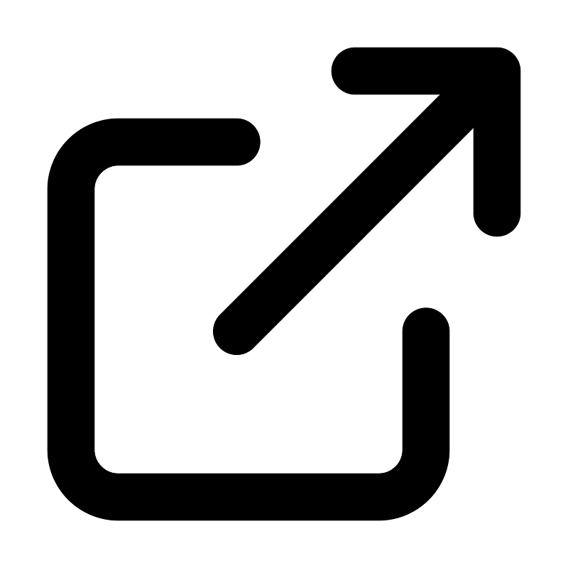 External-link icon. Free download transparent .PNG | Creazilla