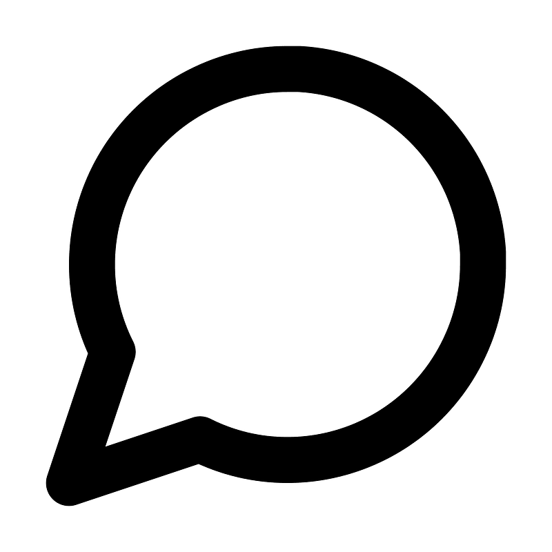 Message-circle icon. Free download transparent .PNG | Creazilla