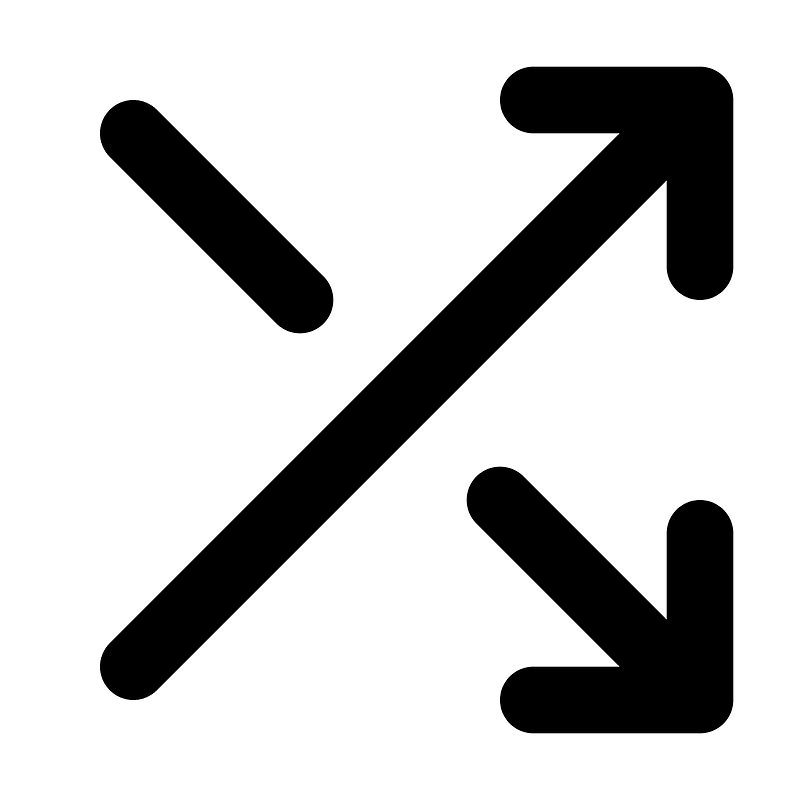 Shuffle icon. Free download transparent .PNG | Creazilla