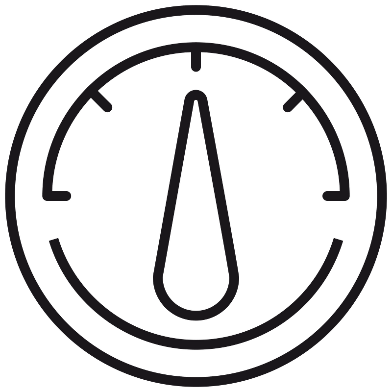 Gauge icon. Free download transparent .PNG | Creazilla