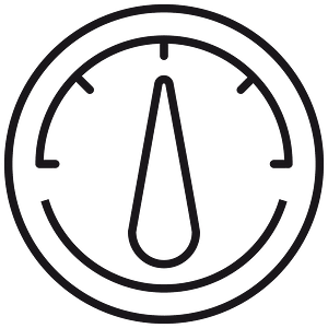 Gauge icon. Free download transparent .PNG | Creazilla