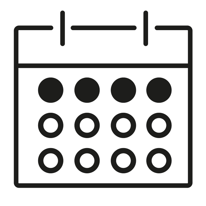 Week icon. Free download transparent .PNG | Creazilla