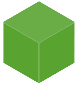 Green isometric cube icon. Free download transparent .PNG | Creazilla