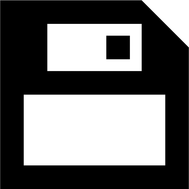 Mono ui button 01-038 save icon. Free download transparent .PNG | Creazilla