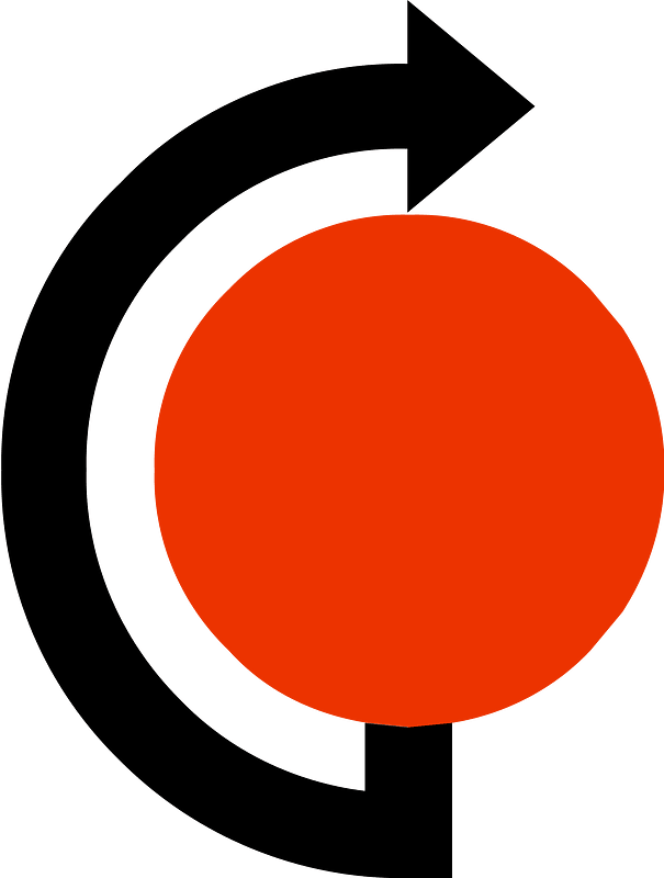 Mono ui button 02-071 joystick counter clockwise icon. Free download ...