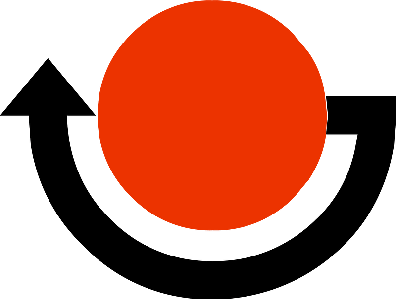 Mono ui button 02-083 joystick clockwise - Free vector icons on ...