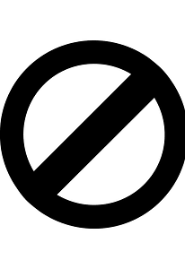 Ban icon. Free download transparent .PNG | Creazilla