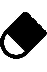 Eraser icon. Free download transparent .PNG | Creazilla