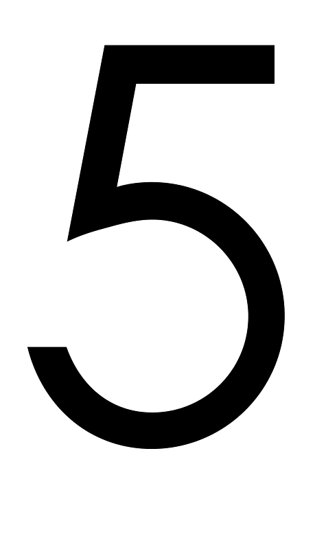 Five icon. Free download transparent .PNG | Creazilla