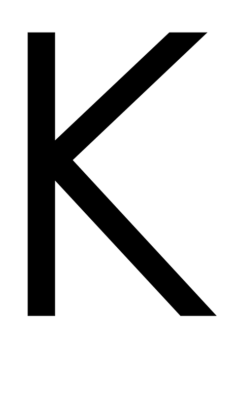 K icon. Free download transparent .PNG | Creazilla