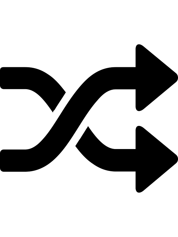 Shuffle icon. Free download transparent .PNG | Creazilla