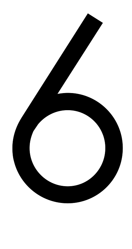 Six icon. Free download transparent .PNG | Creazilla