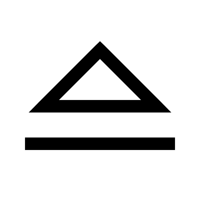 Eject-solid icon. Free download transparent .PNG | Creazilla