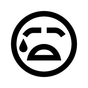 Sad-tear icon. Free download transparent .PNG | Creazilla