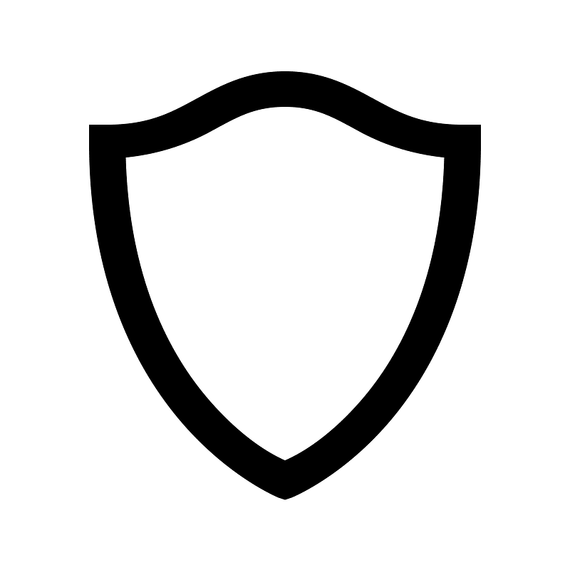 Shield-alt-solid icon. Free download transparent .PNG | Creazilla