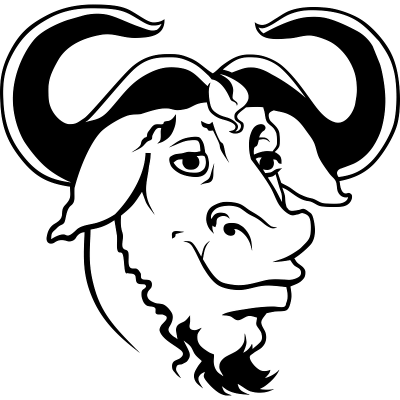 GNU icon. Free download transparent .PNG | Creazilla