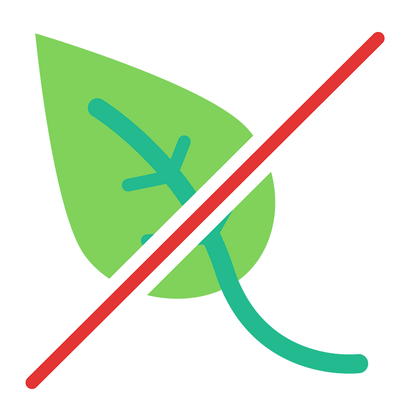 No leaf icon. Free download transparent .PNG | Creazilla
