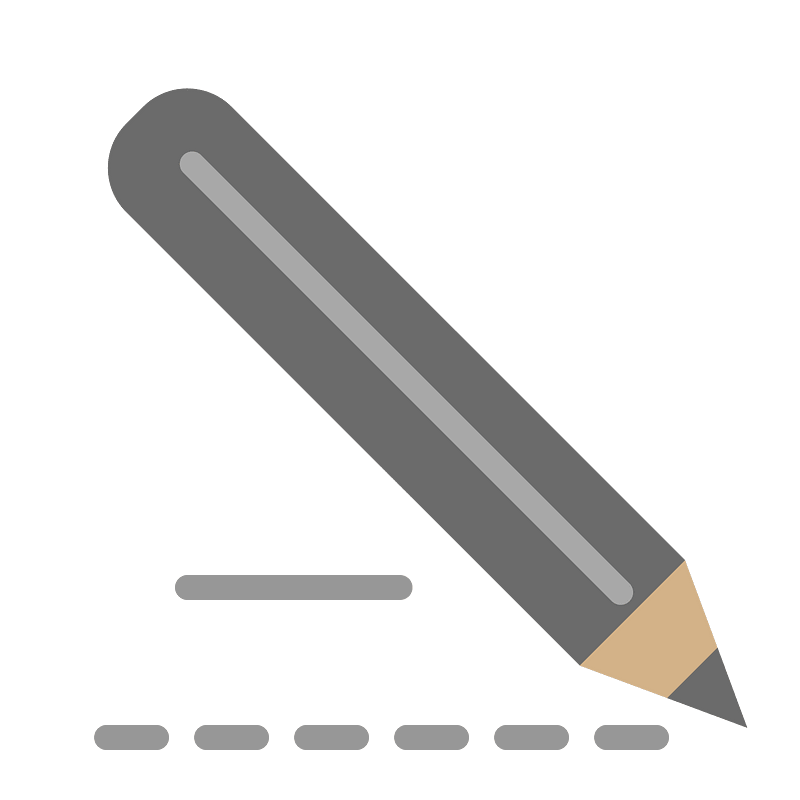 Pencil write icon. Free download transparent .PNG | Creazilla