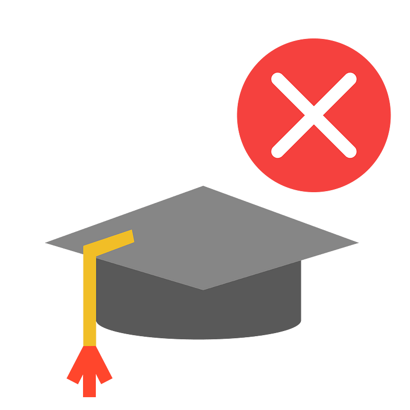 Student cancel icon. Free download transparent .PNG | Creazilla