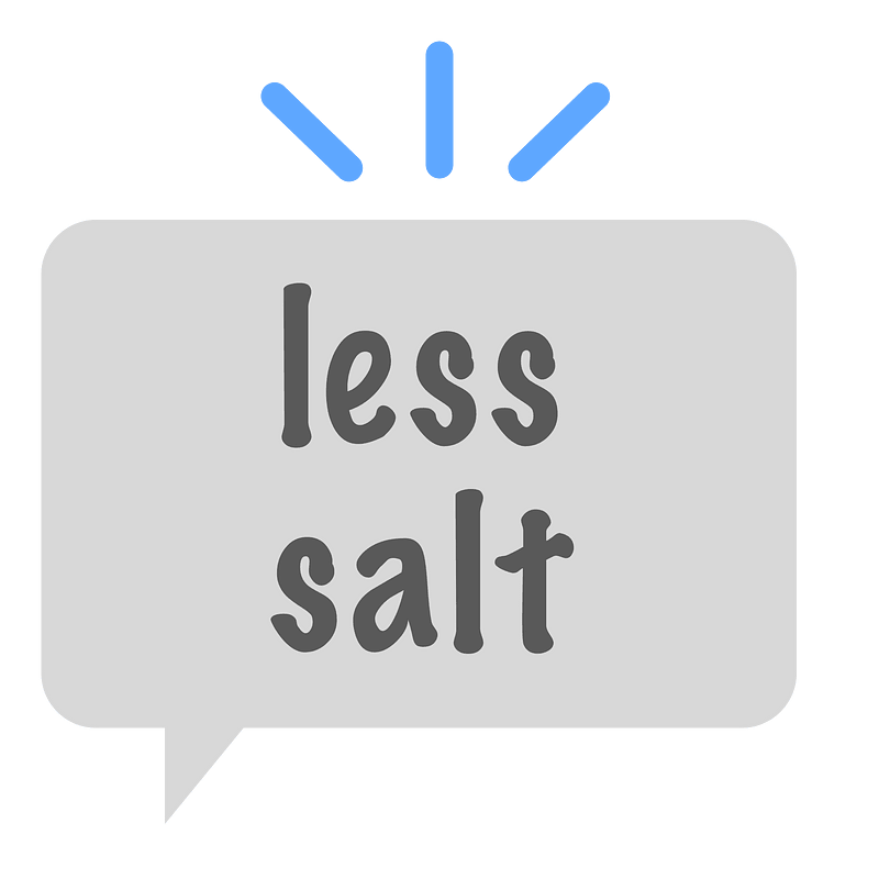 Less salt icon. Free download transparent .PNG | Creazilla