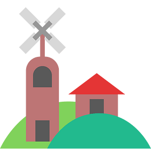 Hill mill - Free vector icons on creazilla.com