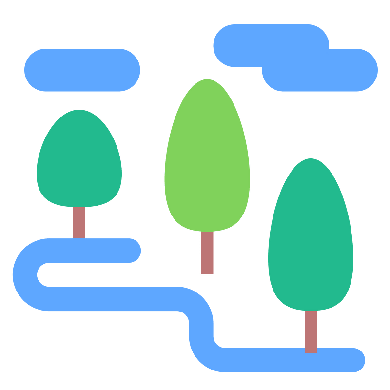 River icon. Free download transparent .PNG | Creazilla